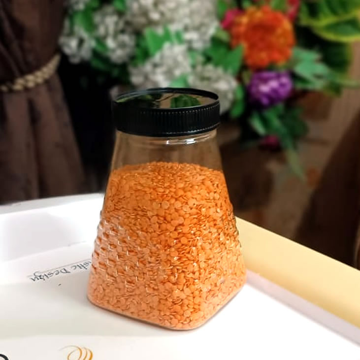 Buy Pack of 6 - Small Pyramid Jars 500 ml - Hard Plastic at Sale Price ...