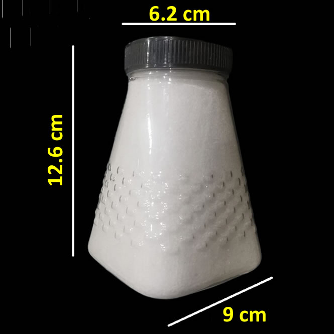 Buy Pack of 6 - Small Pyramid Jars 500 ml - Hard Plastic at Sale Price ...
